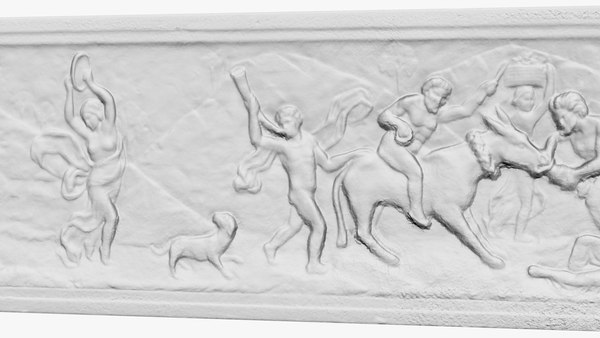 Greek plaque relief 3D model - TurboSquid 1367516