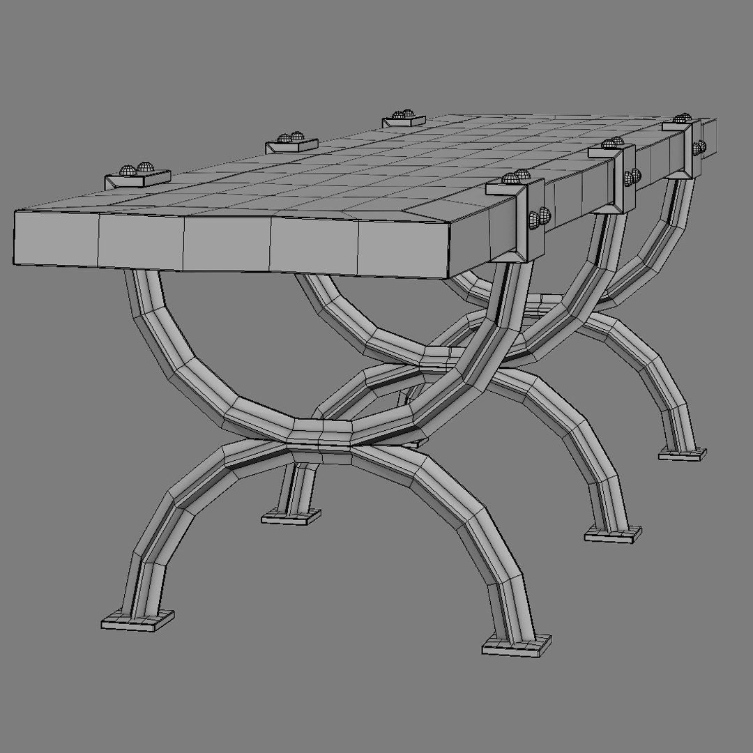 3d model barry arteriors atlas bench