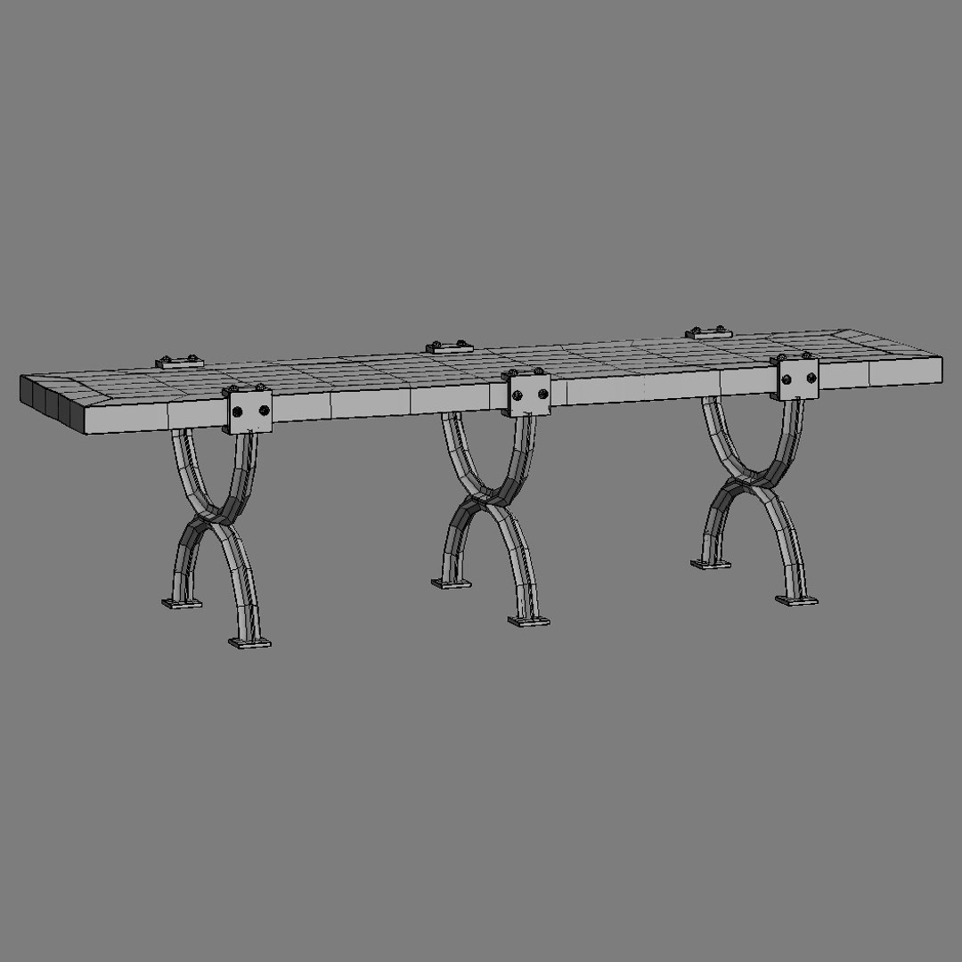 3d model barry arteriors atlas bench