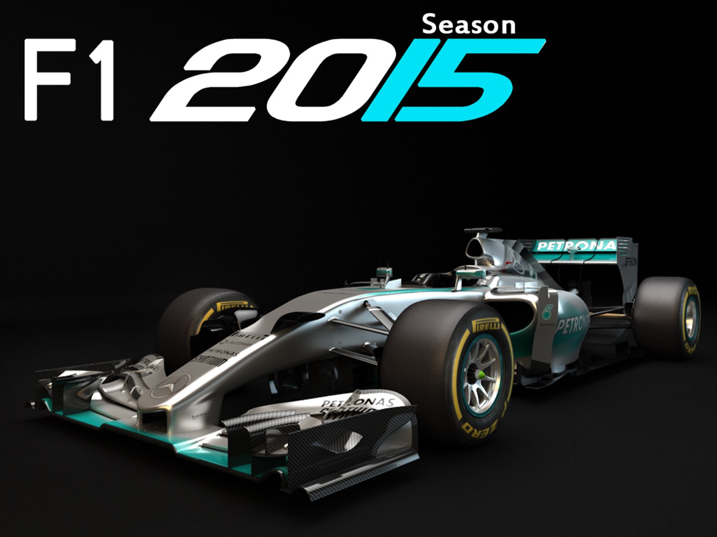 3d mercedes benz w06 2015