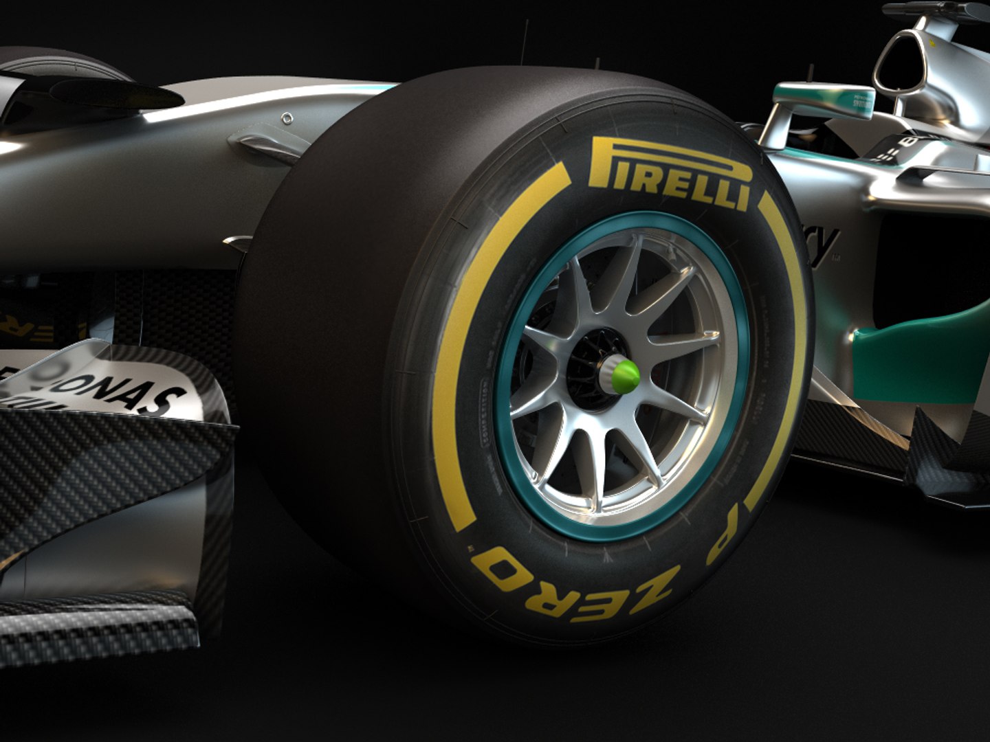 3d Mercedes Benz W06 2015