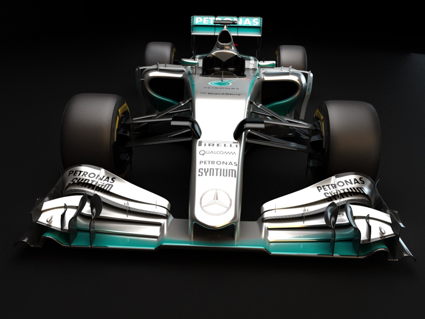 3d Mercedes Benz W06 2015