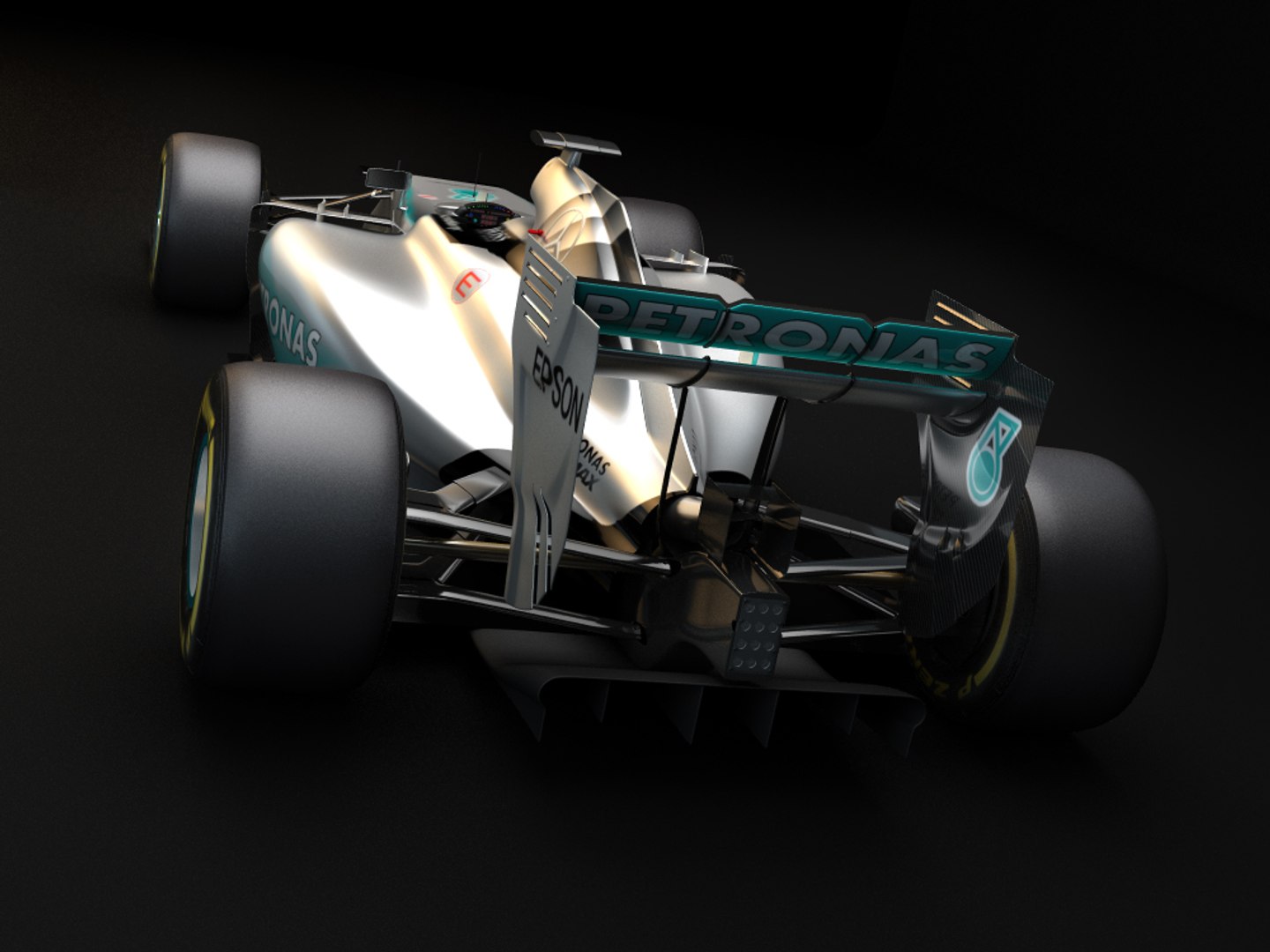 3d Mercedes Benz W06 2015