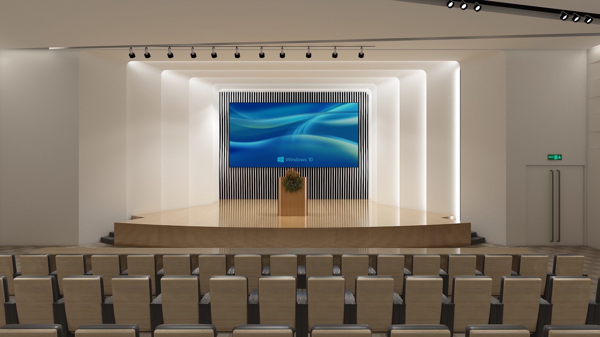 Lecture Hall 15 3D model - TurboSquid 2162345