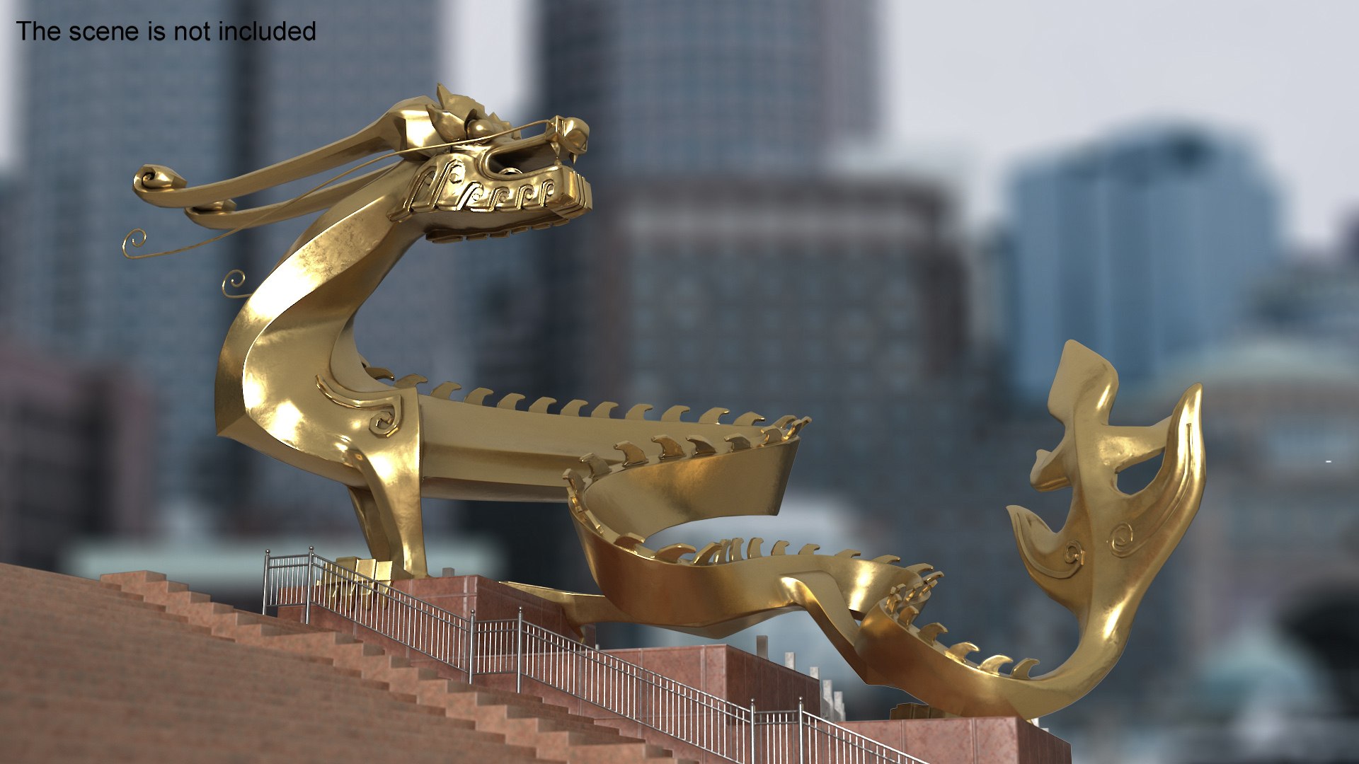 Chinese Dragon Statue 3D - TurboSquid 2296393