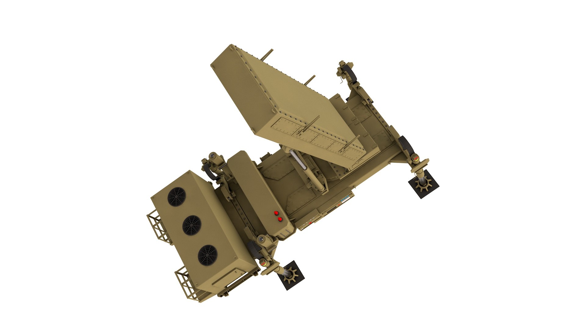 3D Model Ground Based Mobile Multi Mission Radar - TurboSquid 1845342