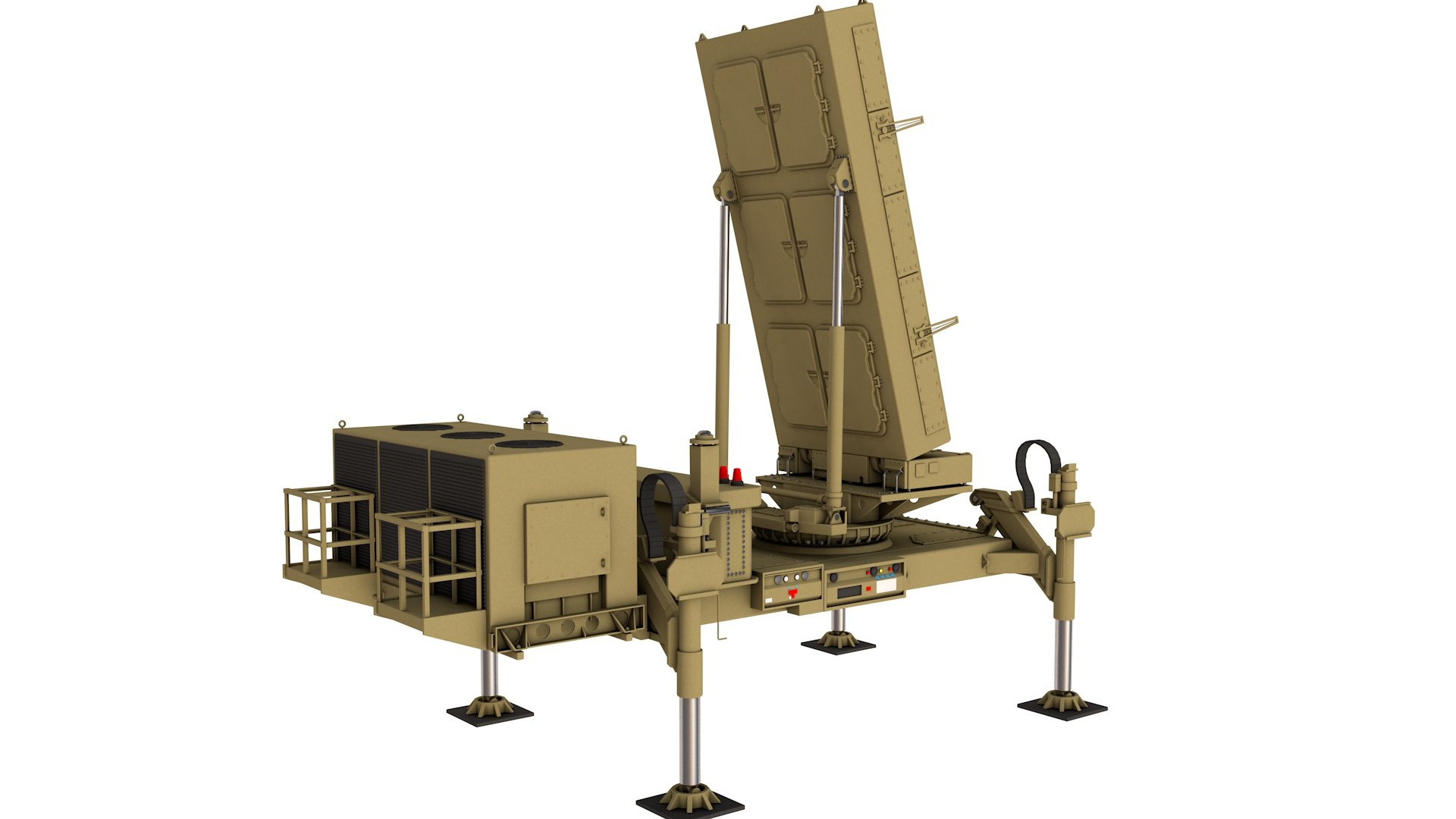 3D model Ground Based Mobile Multi Mission Radar - TurboSquid 1845342