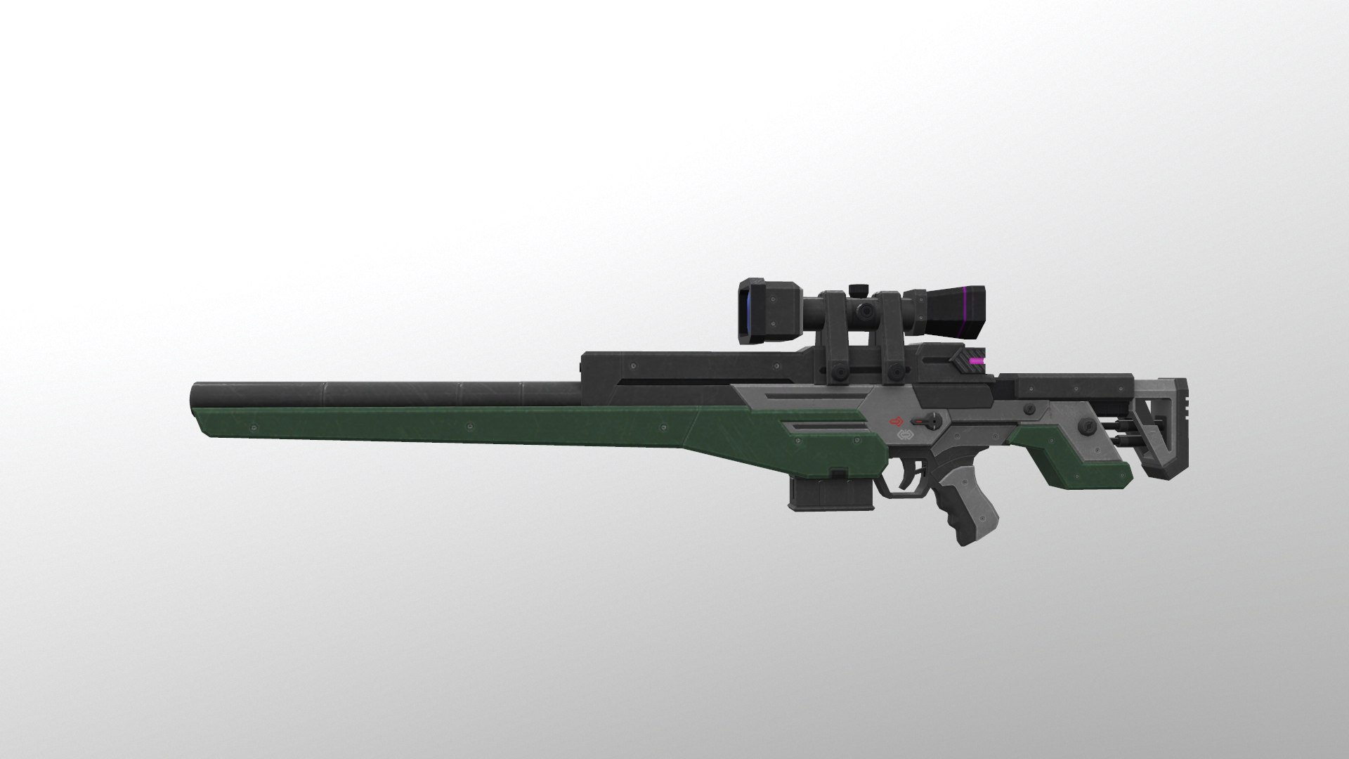 3D Model Sniper Rifle Level 2 - TurboSquid 2186846