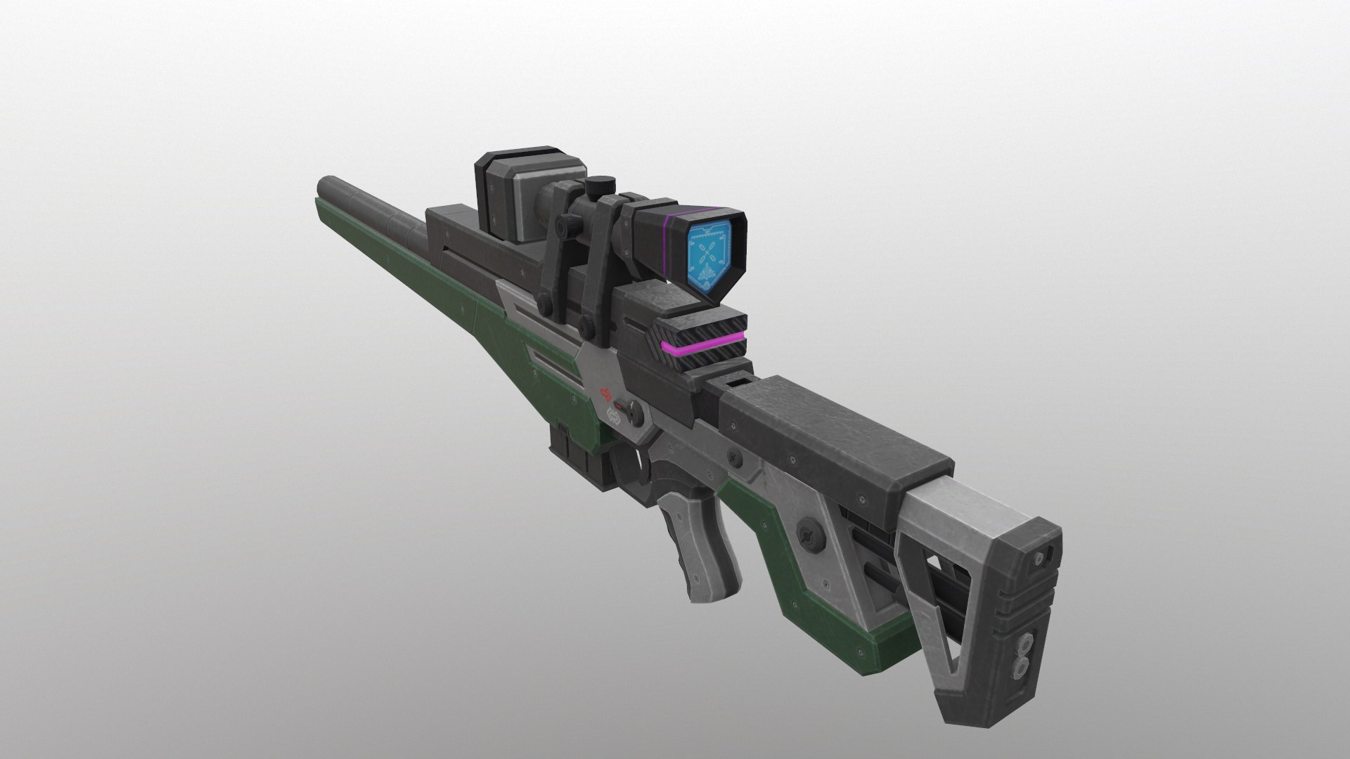 3D Model Sniper Rifle Level 2 - TurboSquid 2186846
