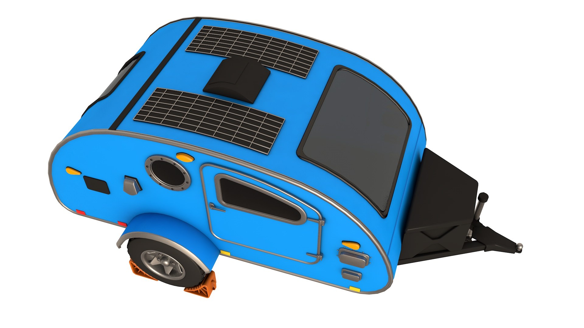 3D Camping Trailer - TurboSquid 2008044