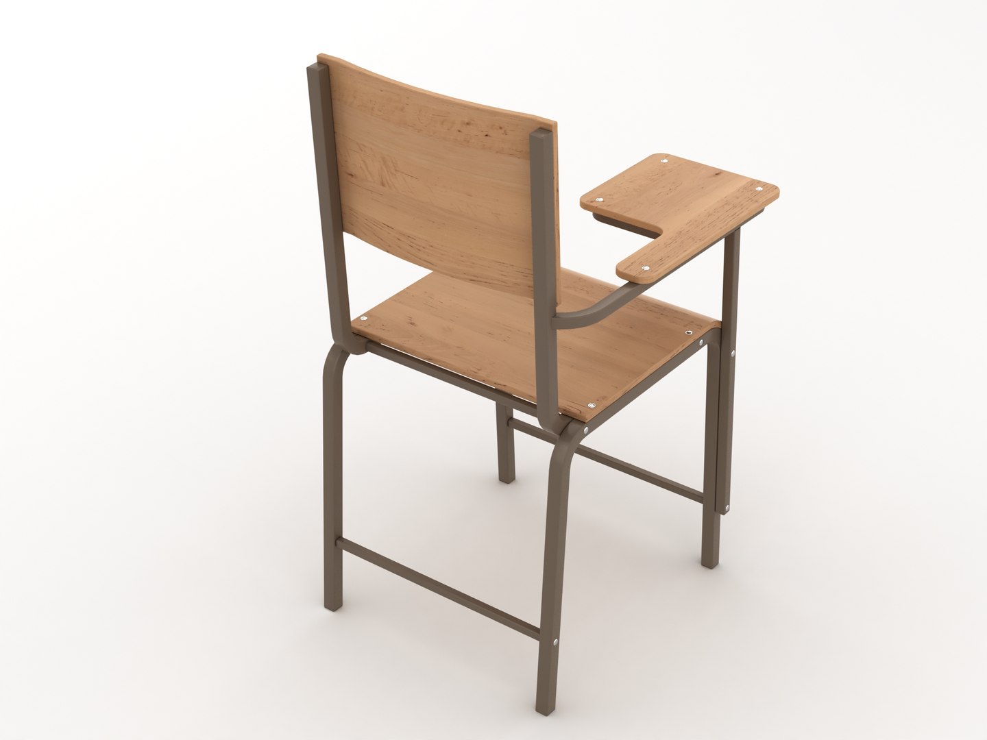 School classroom chair 3D model - TurboSquid 1446770