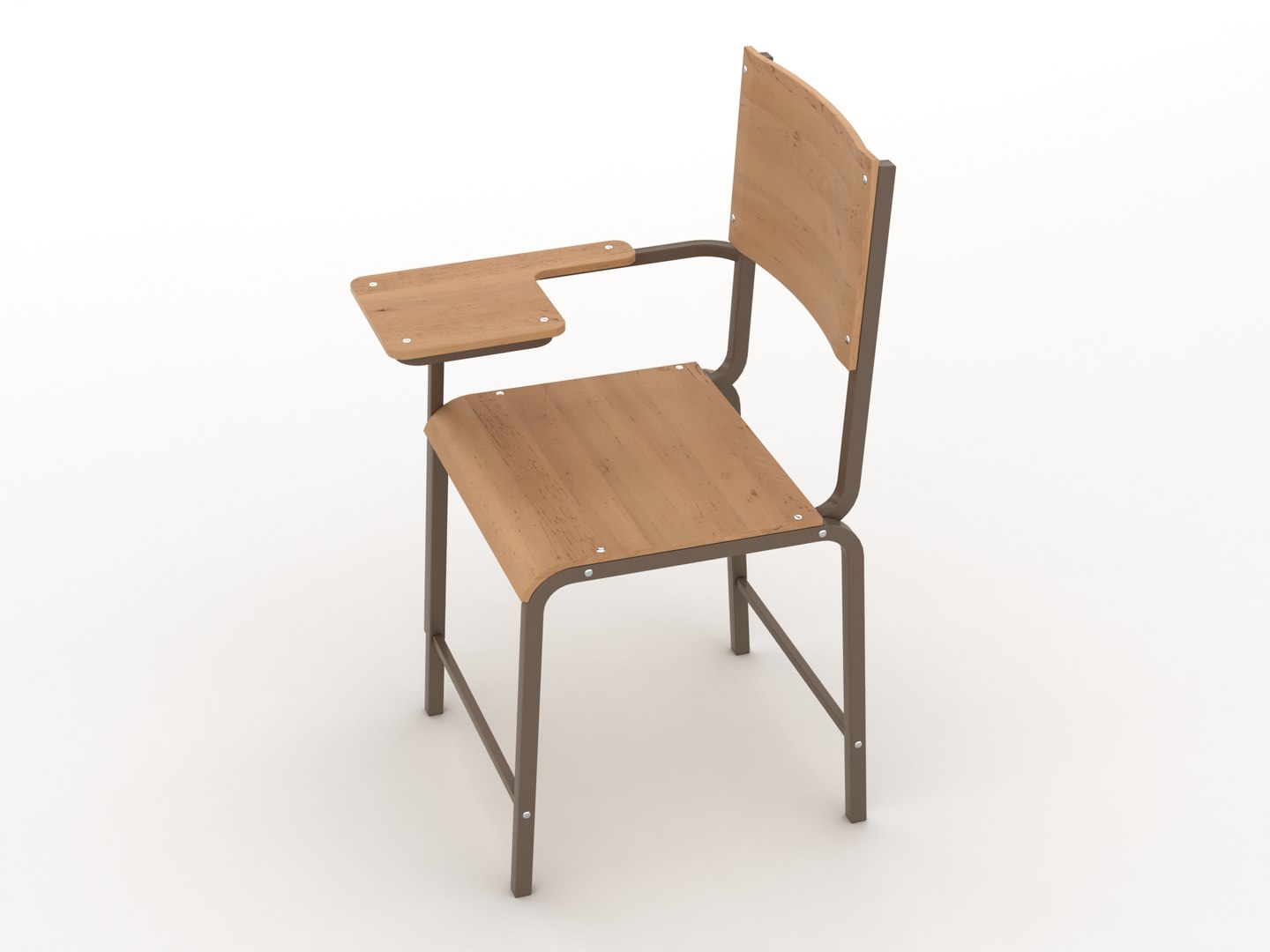 School classroom chair 3D model - TurboSquid 1446770