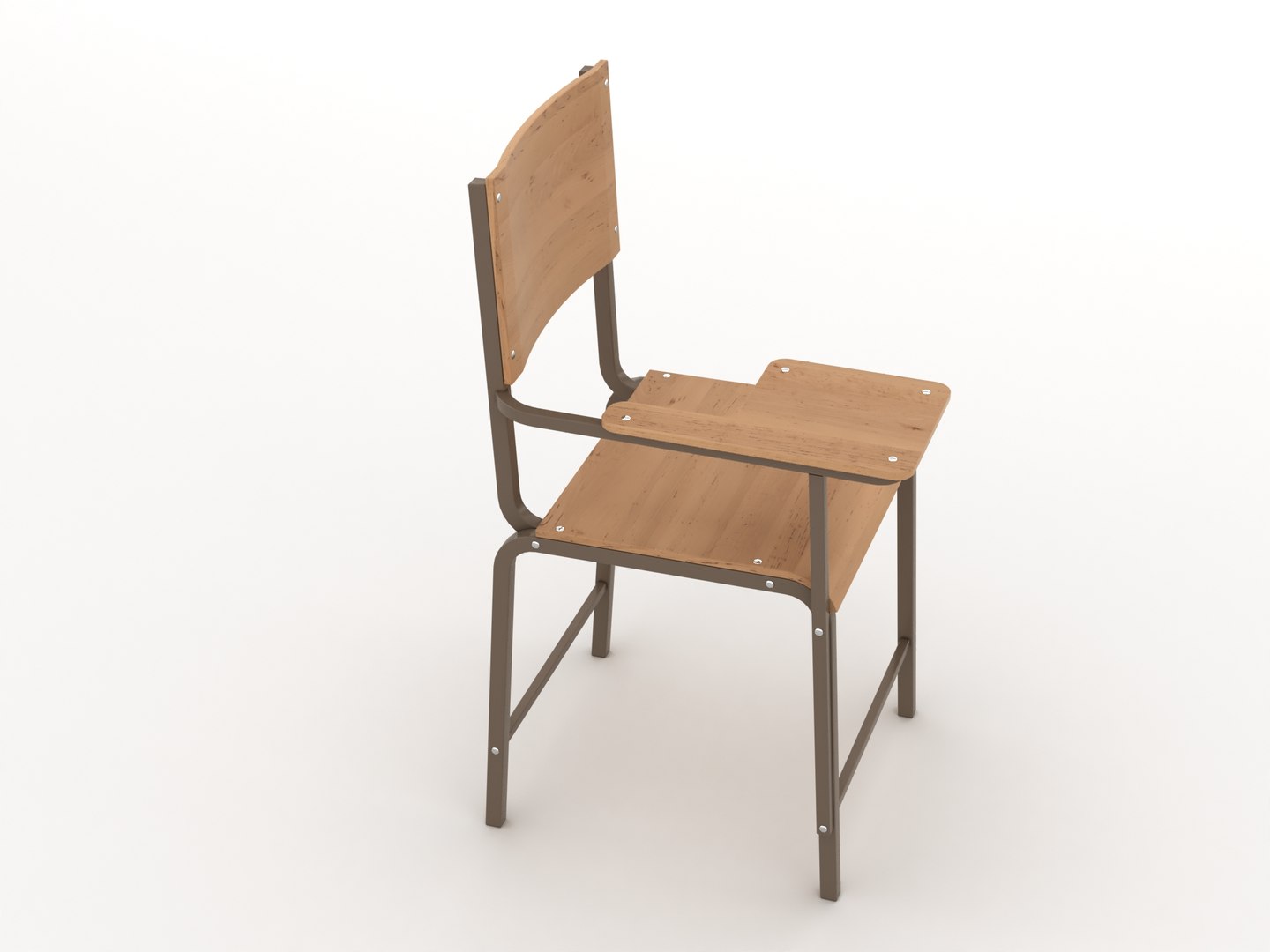 School classroom chair 3D model - TurboSquid 1446770