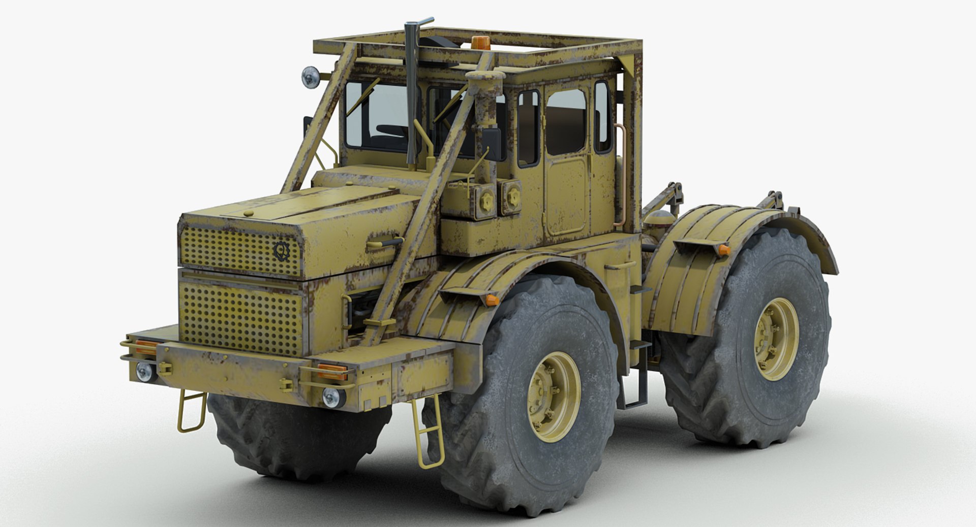 Heavy Tractor Kirovetz K700 3d Model