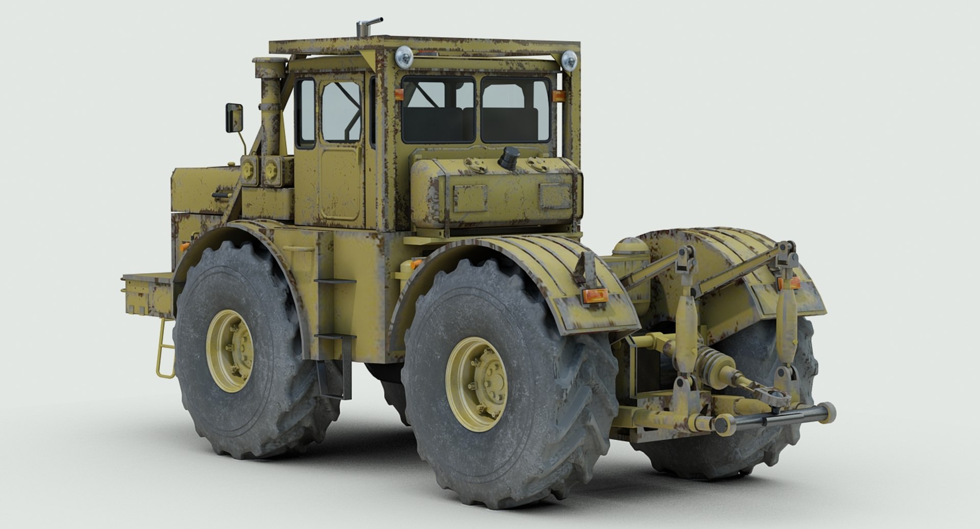 Heavy Tractor Kirovetz K700 3d Model