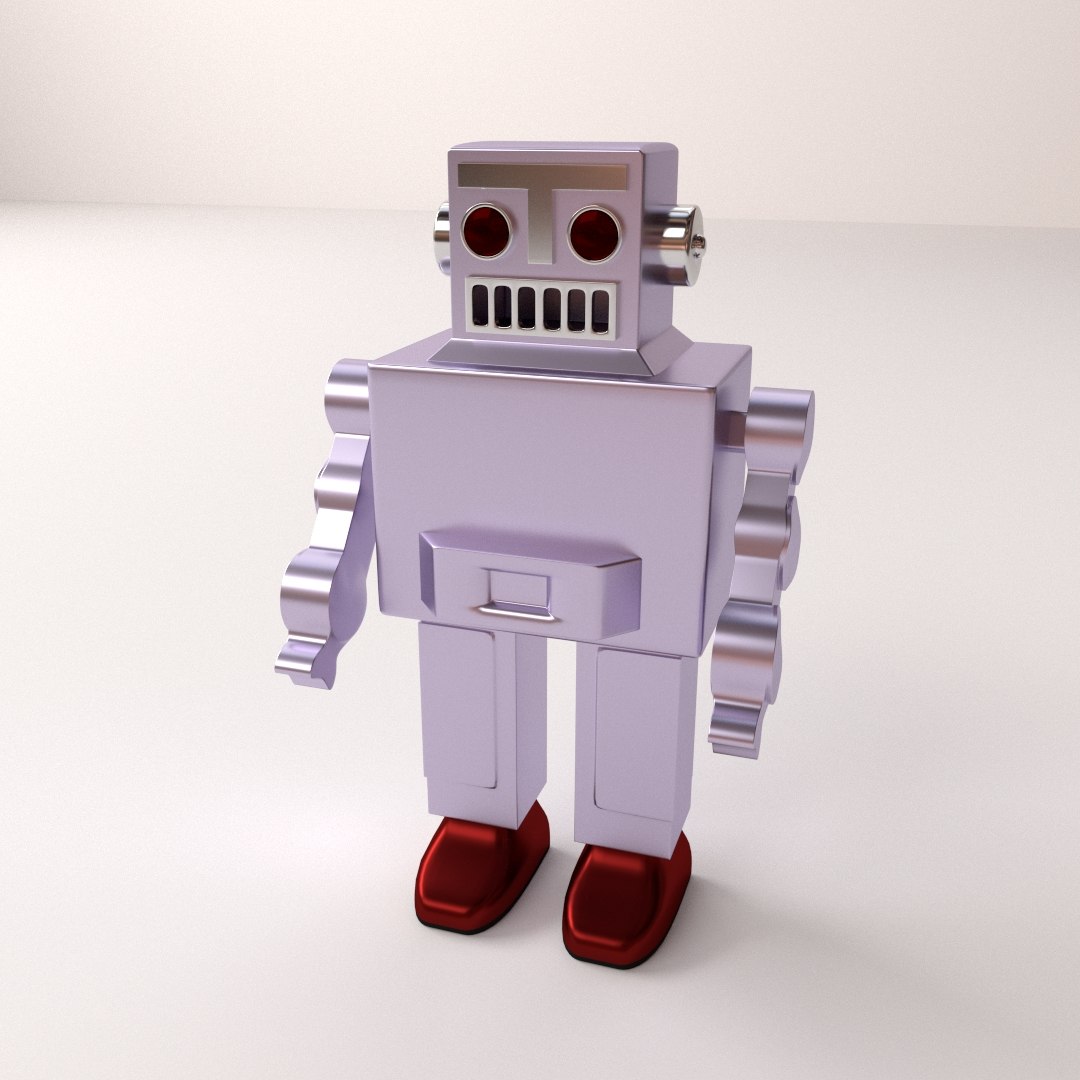 Classic Robot 3d Model