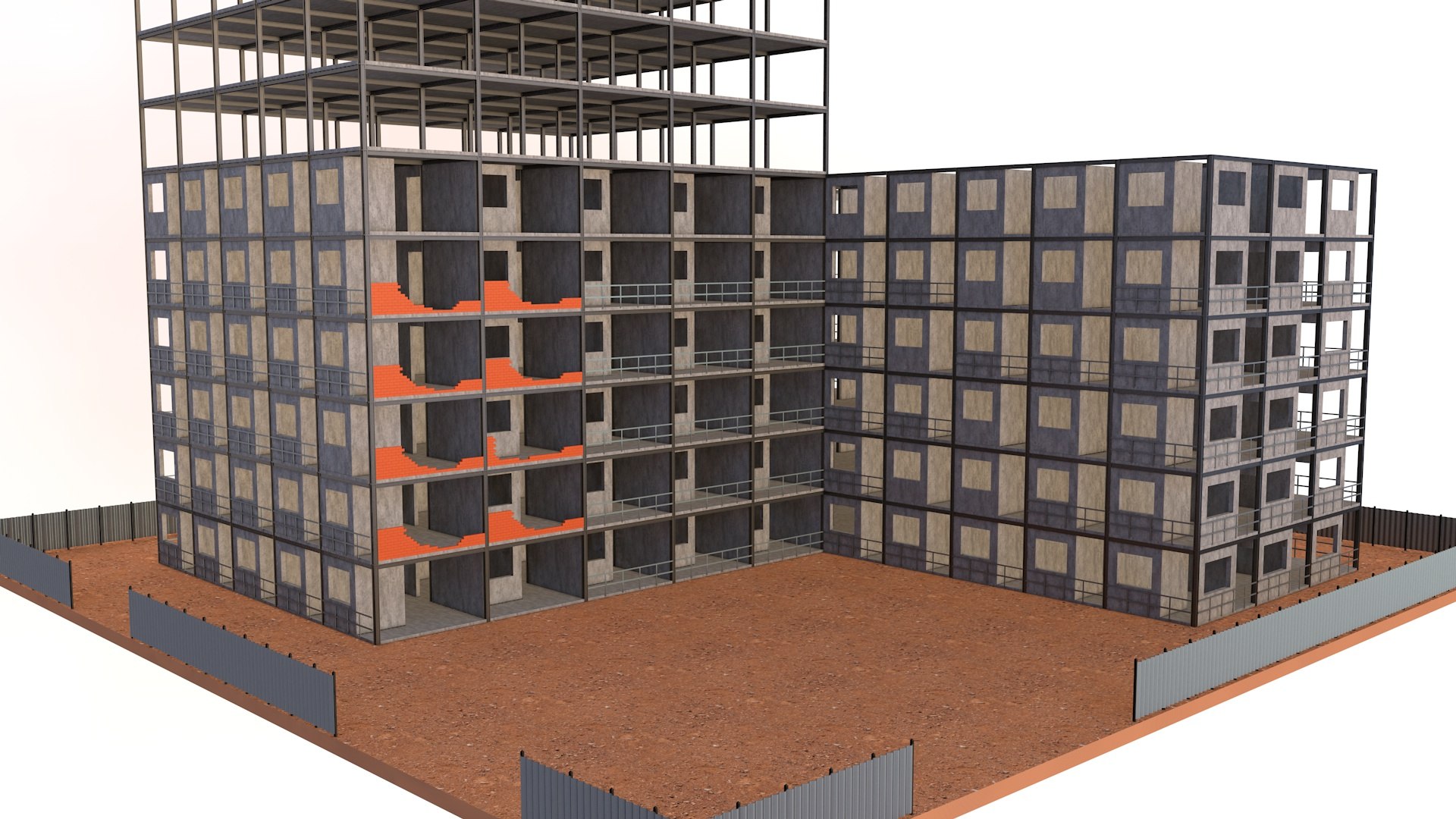 3D Building Construction With Equipment 2 - TurboSquid 1793125