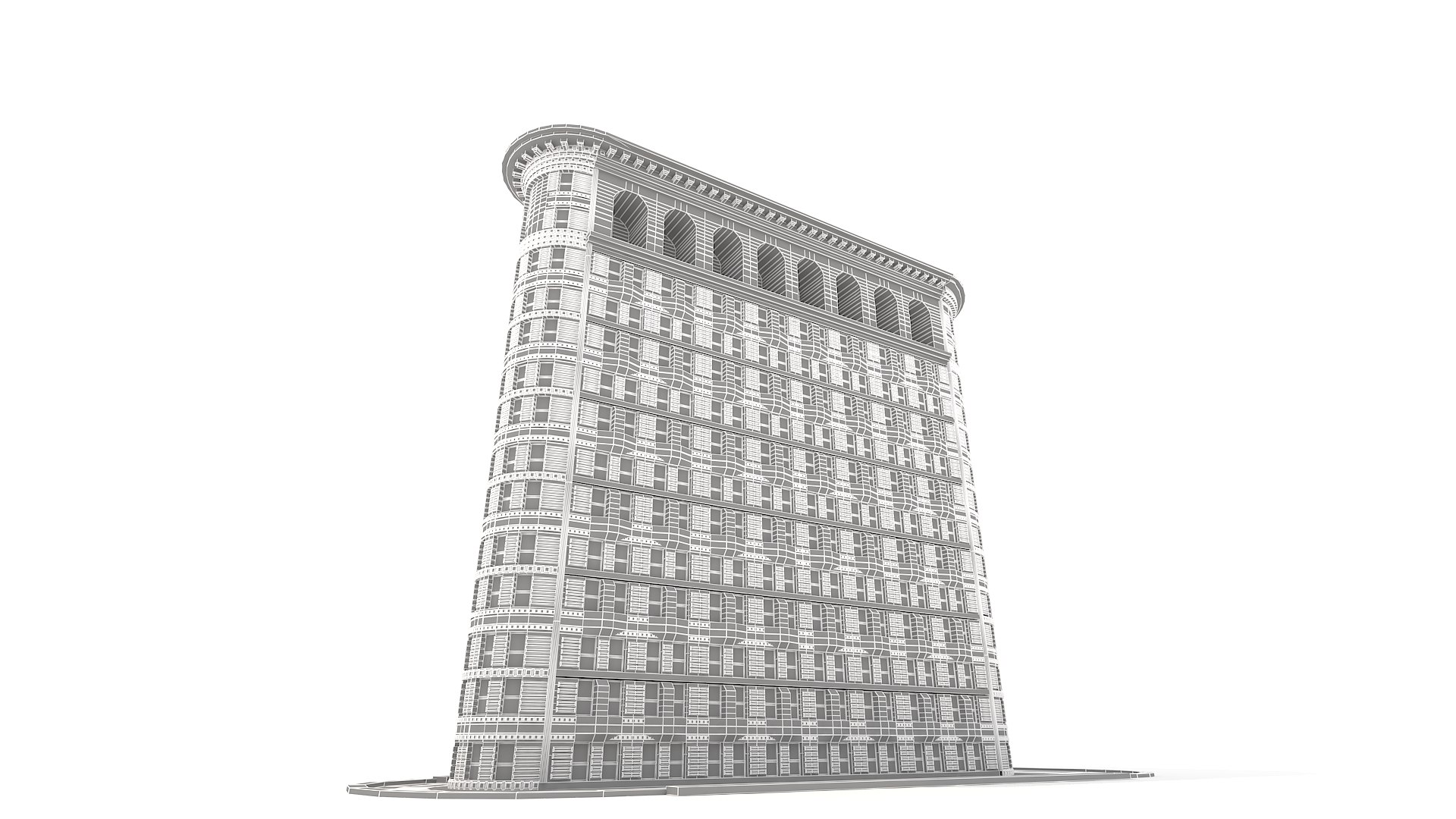 3D Building Flatiron Model - TurboSquid 1346963