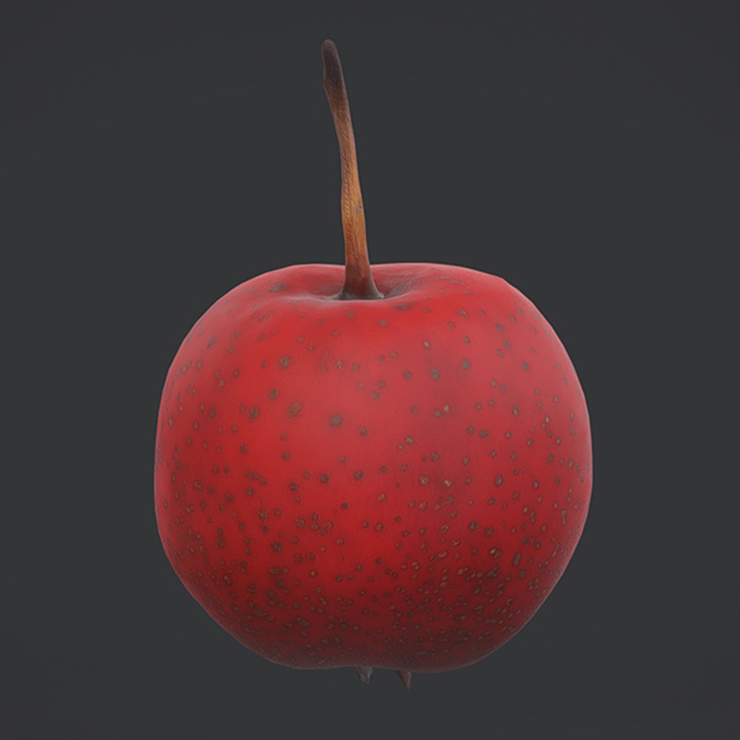 3D Fruit Hawthorn Low Poly Model - TurboSquid 2367757