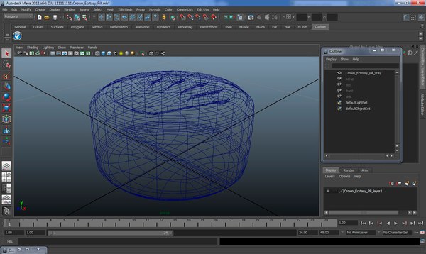 3D crown ecstasy pill - TurboSquid 1425595