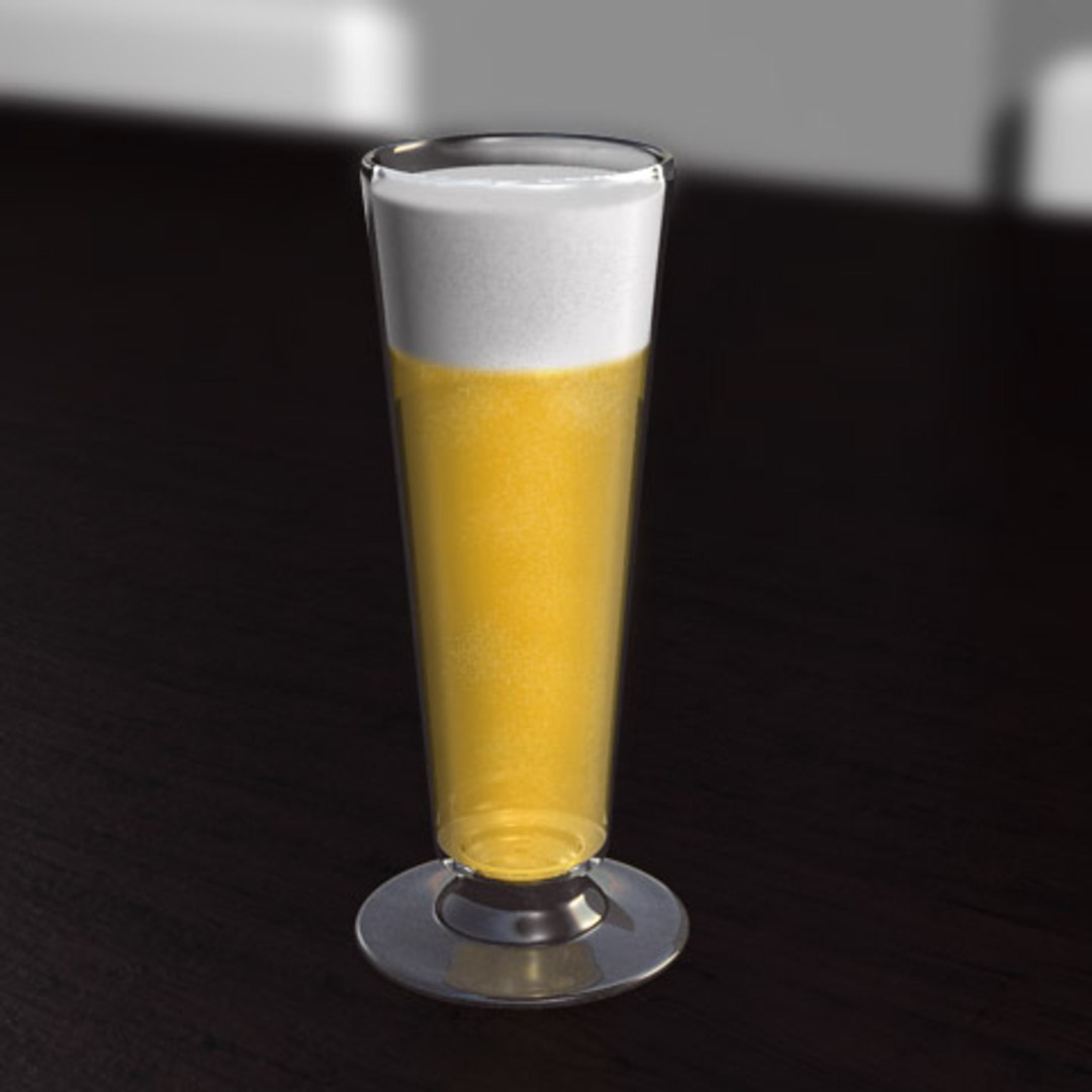 Pilsner Glass 3d Model