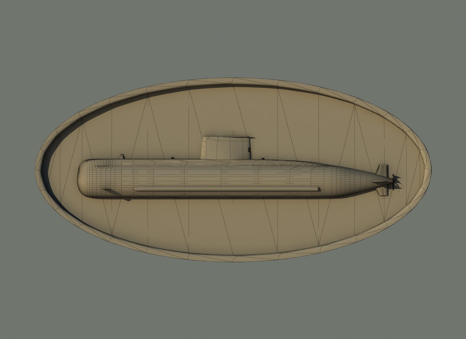 3d Type 209 Class Submarine