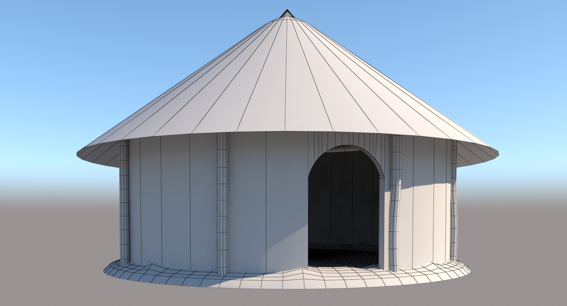 3D African Hut Model - TurboSquid 1200606