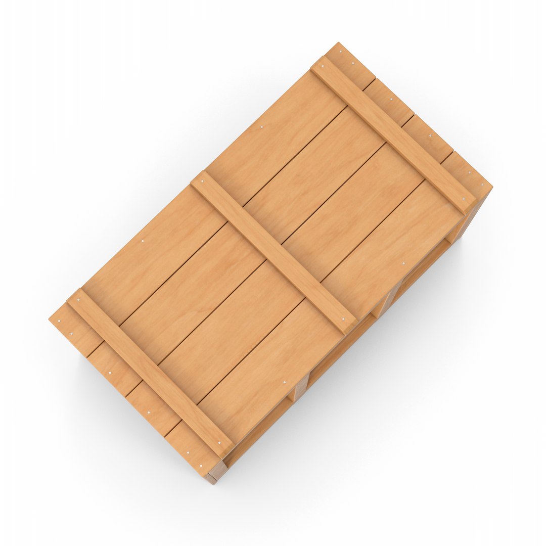 Wooden Cargo Box 3D Model - TurboSquid 1989097