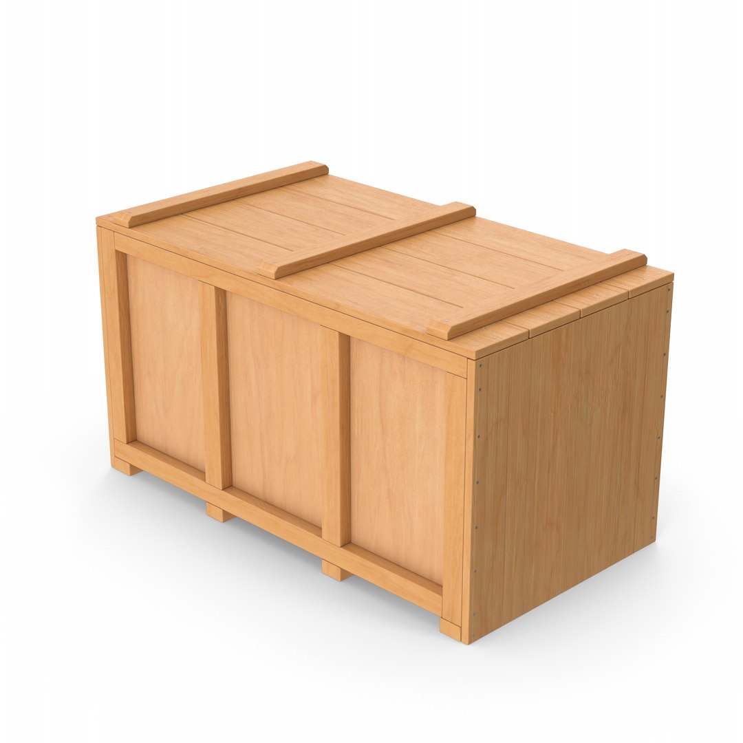 Wooden Cargo Box 3D Model - TurboSquid 1989097
