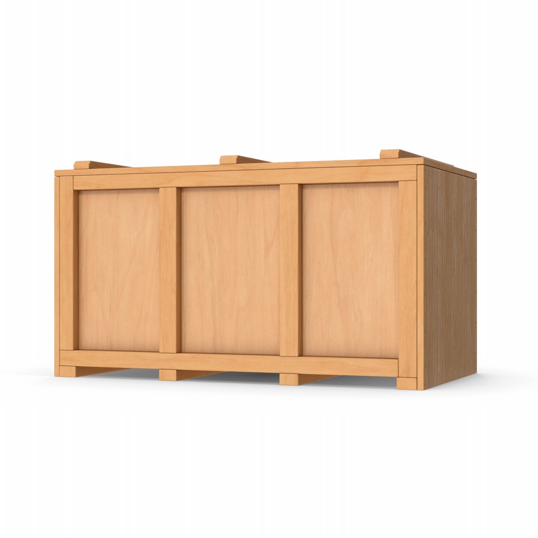 Wooden Cargo Box 3D Model - TurboSquid 1989097