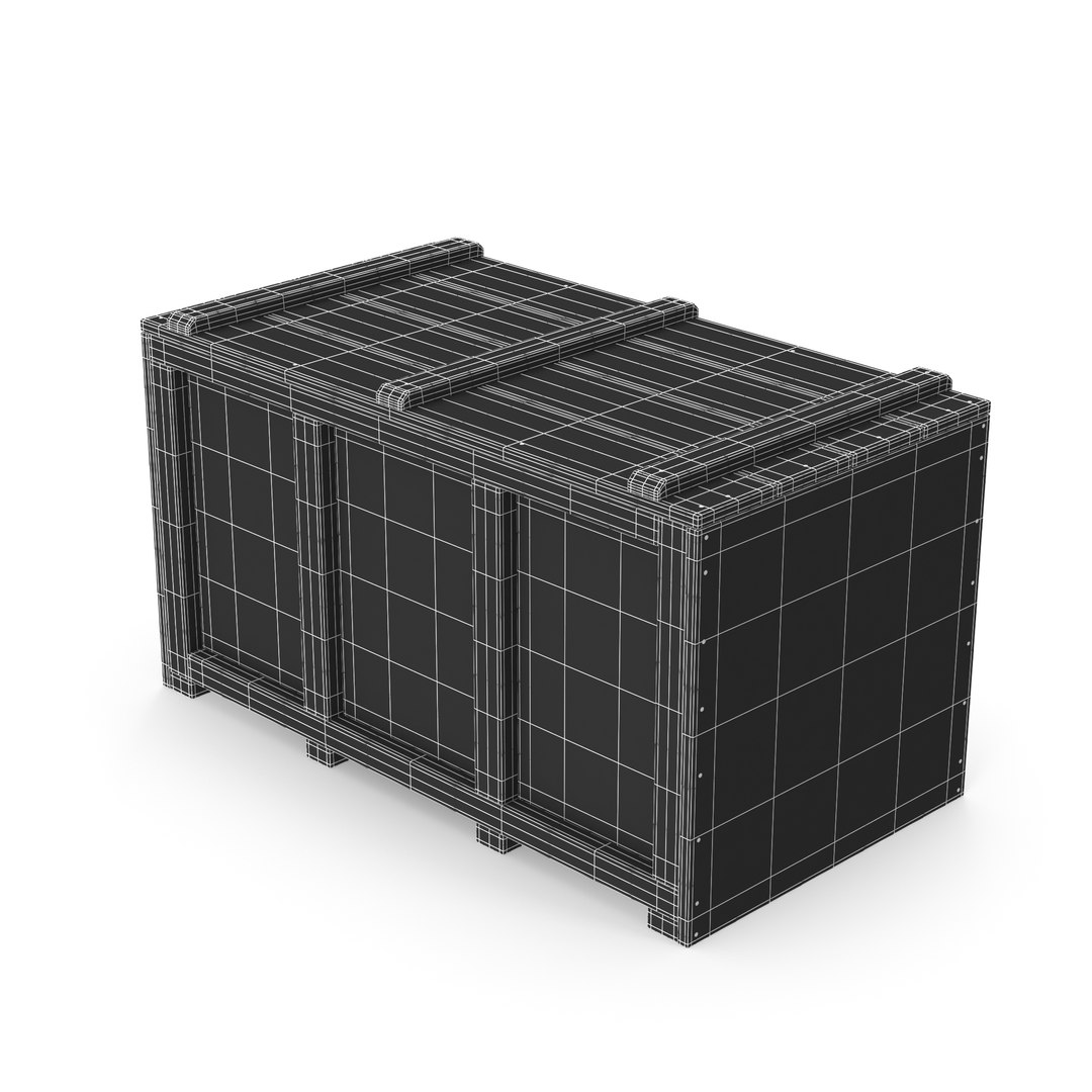 Wooden Cargo Box 3D Model - TurboSquid 1989097