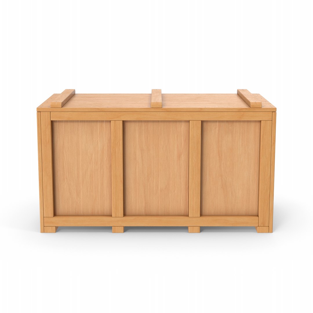 Wooden Cargo Box 3D Model - TurboSquid 1989097