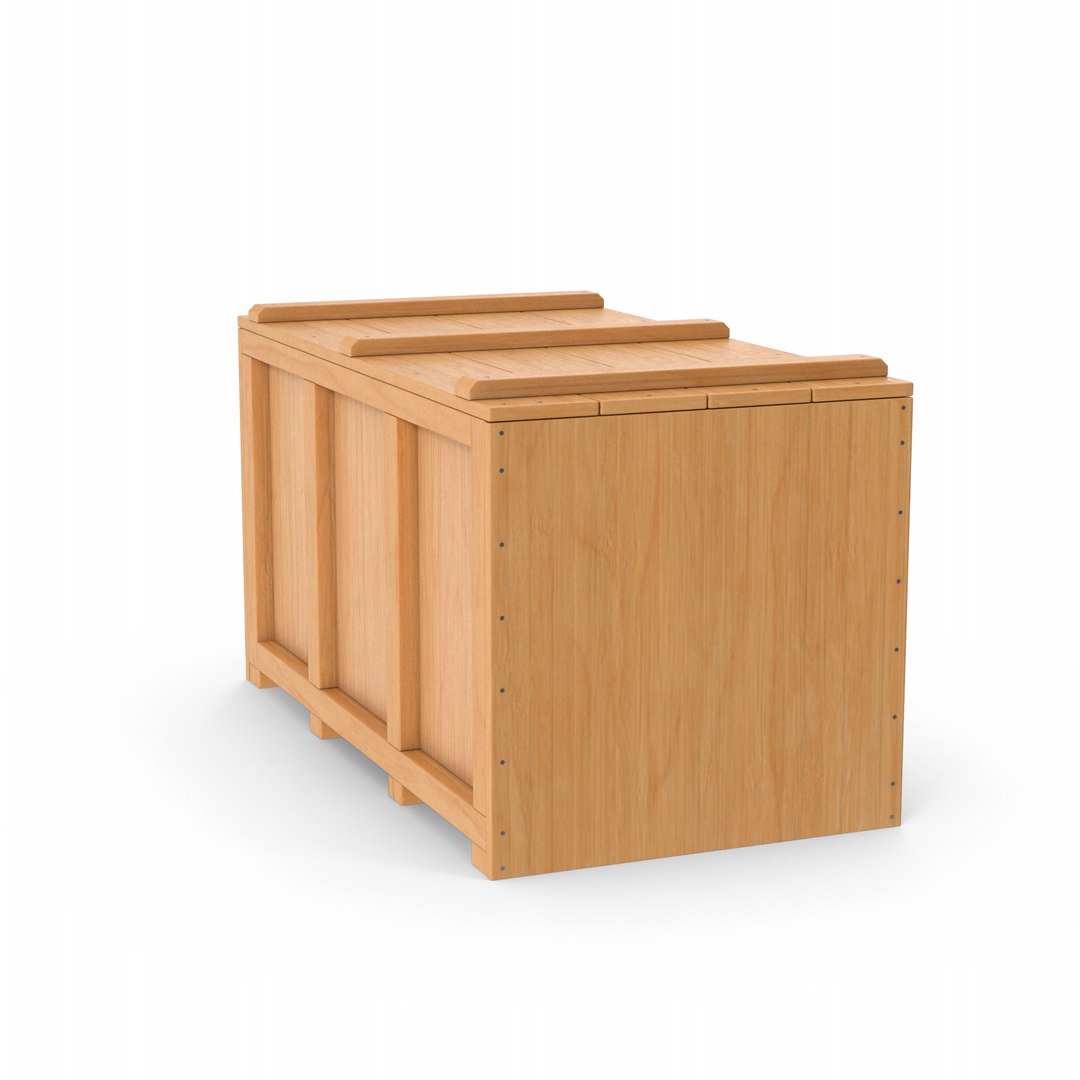 Wooden Cargo Box 3D Model - TurboSquid 1989097