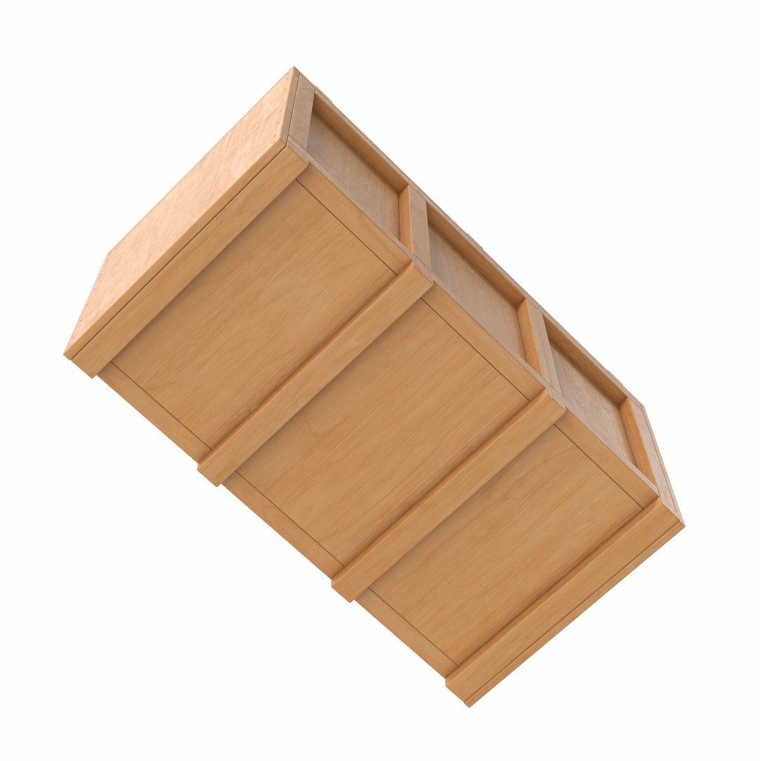 Wooden Cargo Box 3D Model - TurboSquid 1989097