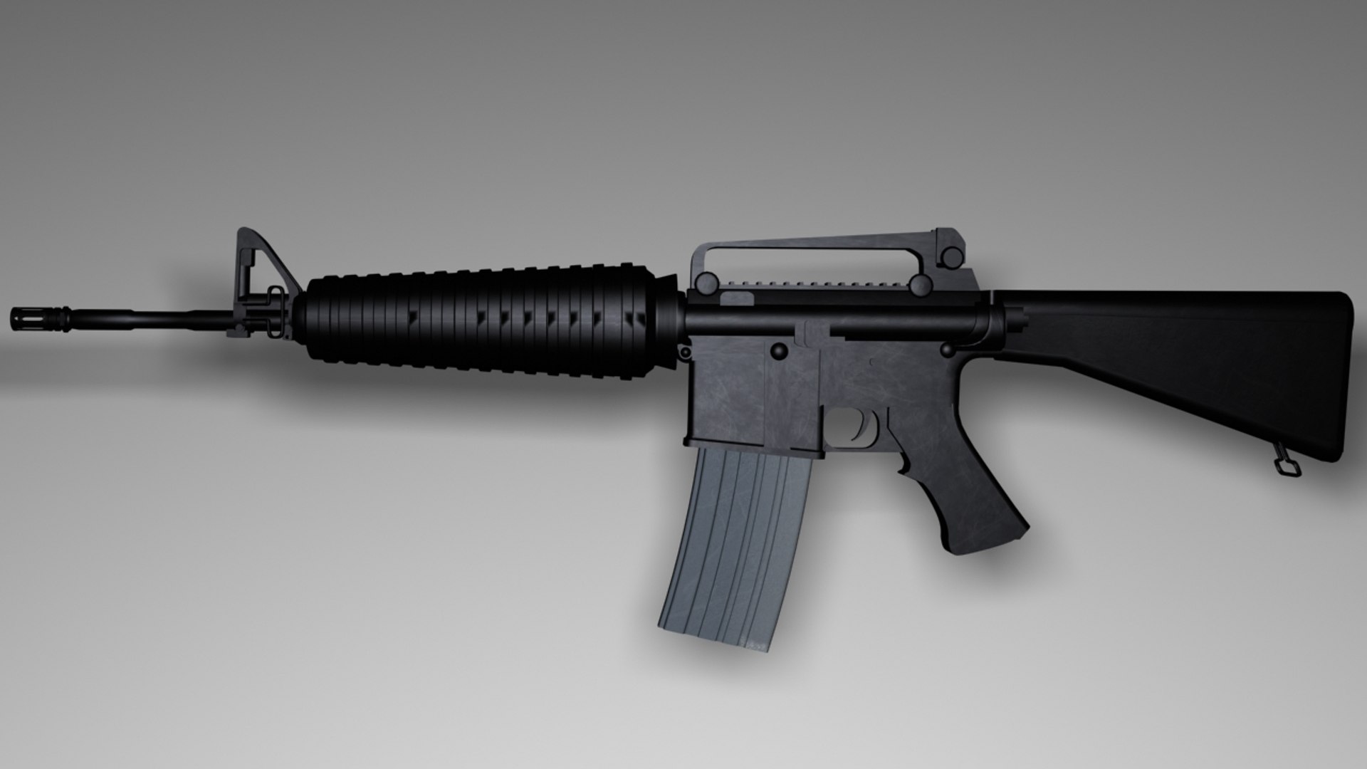 M16 Rifle 3d Model