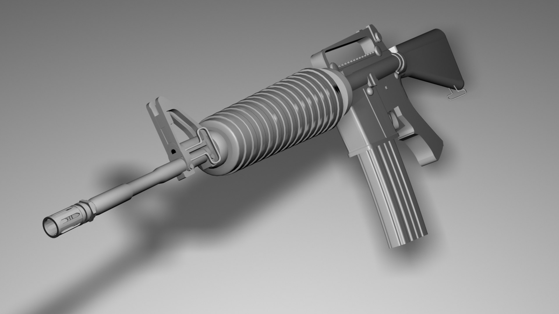 M16 Rifle 3d Model