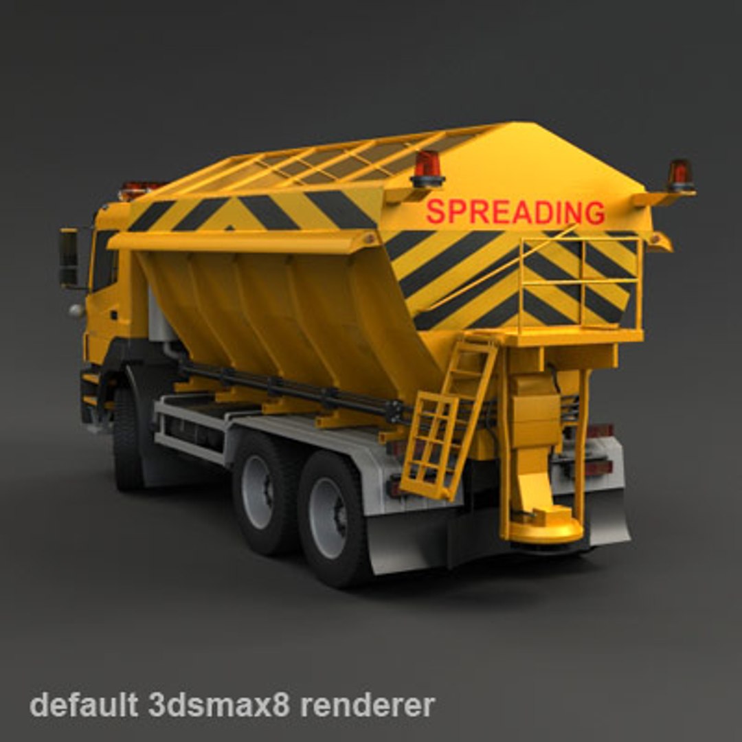 Gritter Truck 3d Max