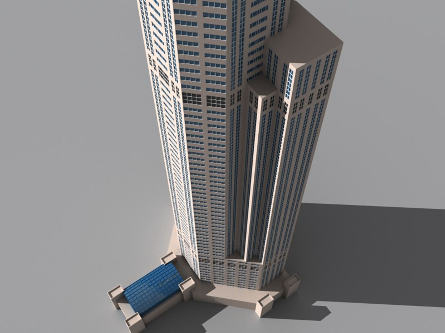 311 South Wacker Chicago 3d Model