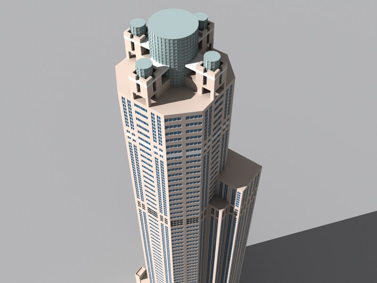 311 South Wacker Chicago 3d Model