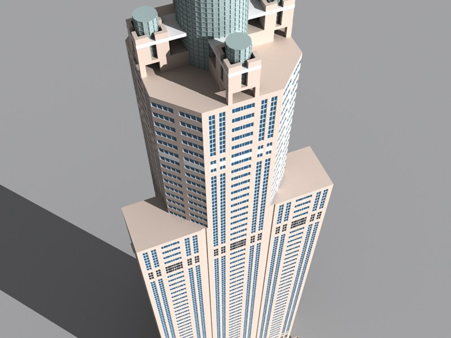 311 South Wacker Chicago 3d Model