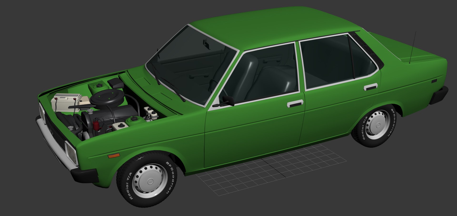 Fiat 131 1972 3D Model - TurboSquid 2187803