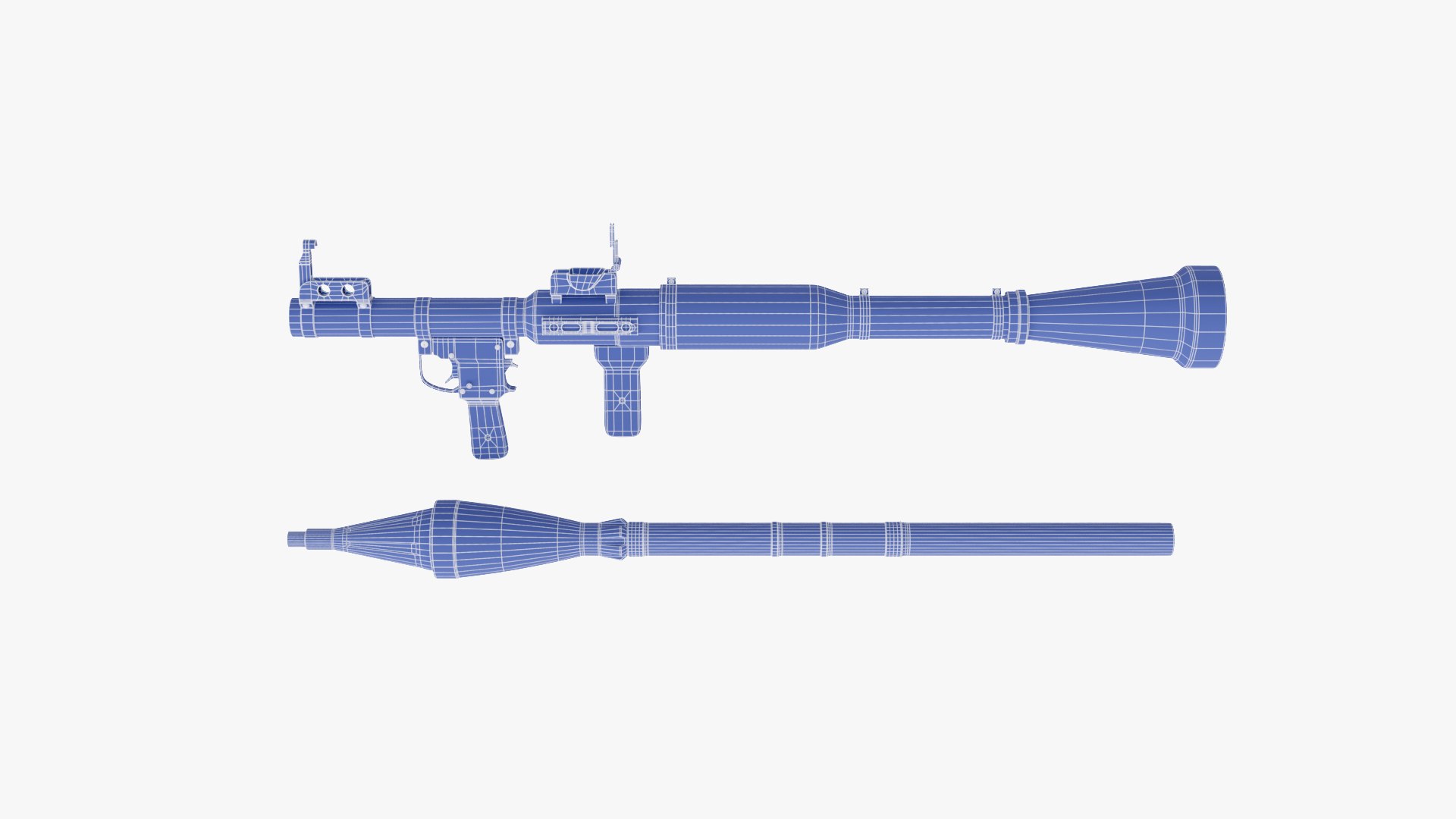 3D RPG 7 Launcher - TurboSquid 1949529