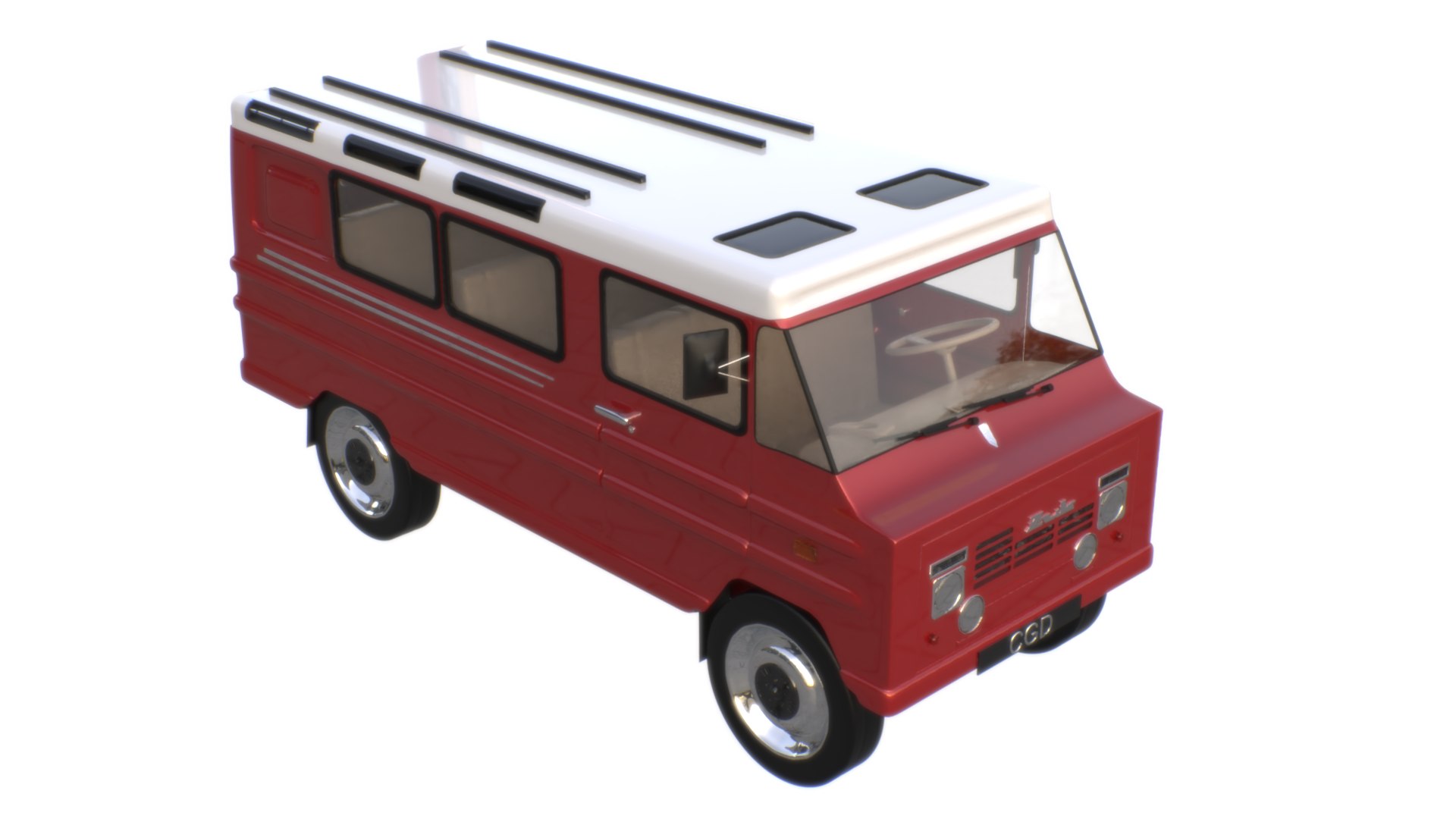 3D Zuk 1961 Van Special Edition - TurboSquid 1786302