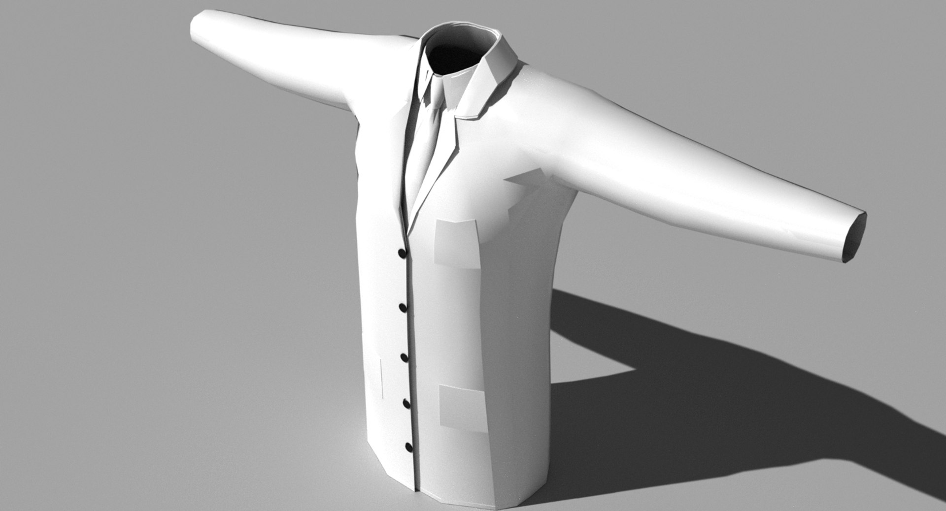3d 6 lab coats model