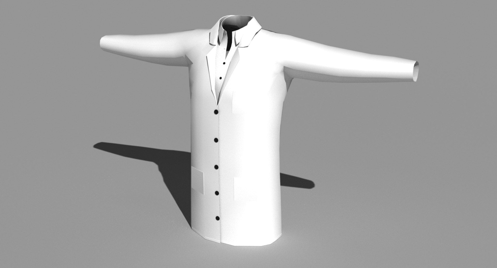 3d 6 lab coats model