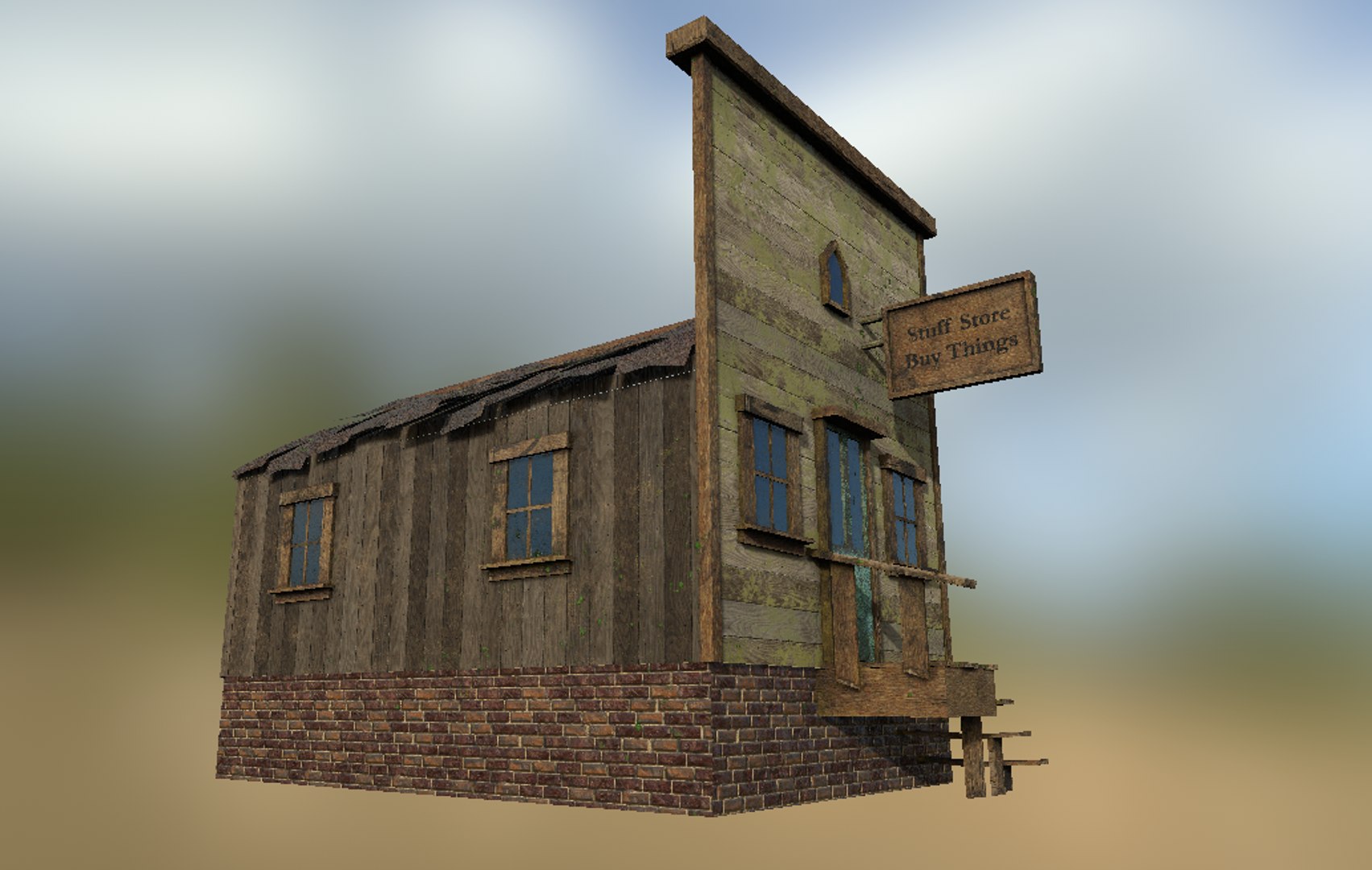 Western Grocery Store 3D Model - TurboSquid 1168957