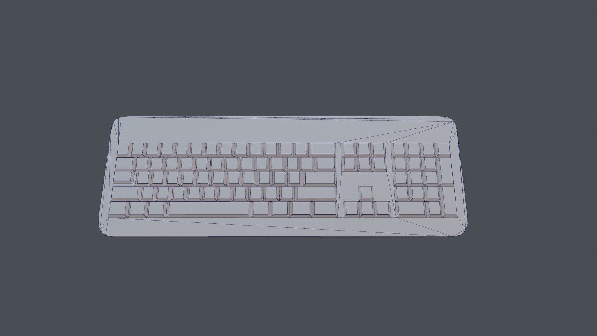 Keyboard - Pbr Ready Obj