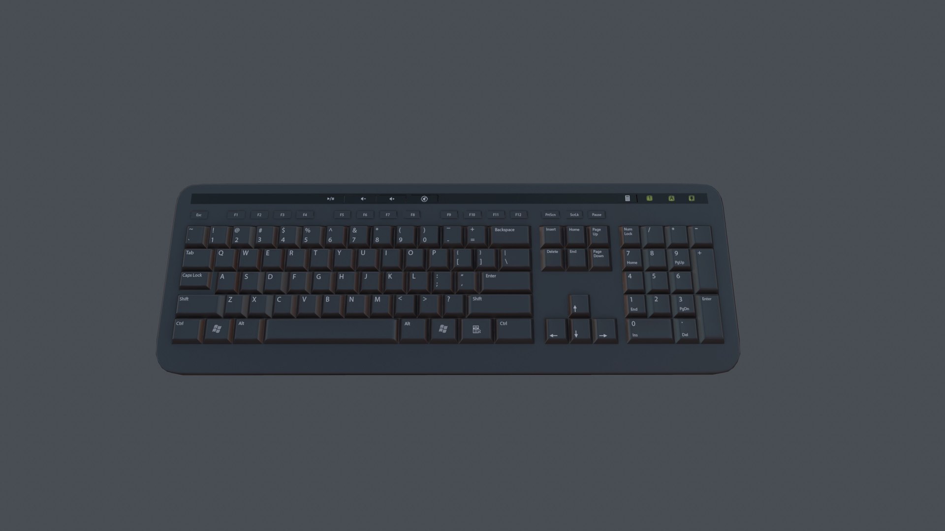 Keyboard - Pbr Ready Obj