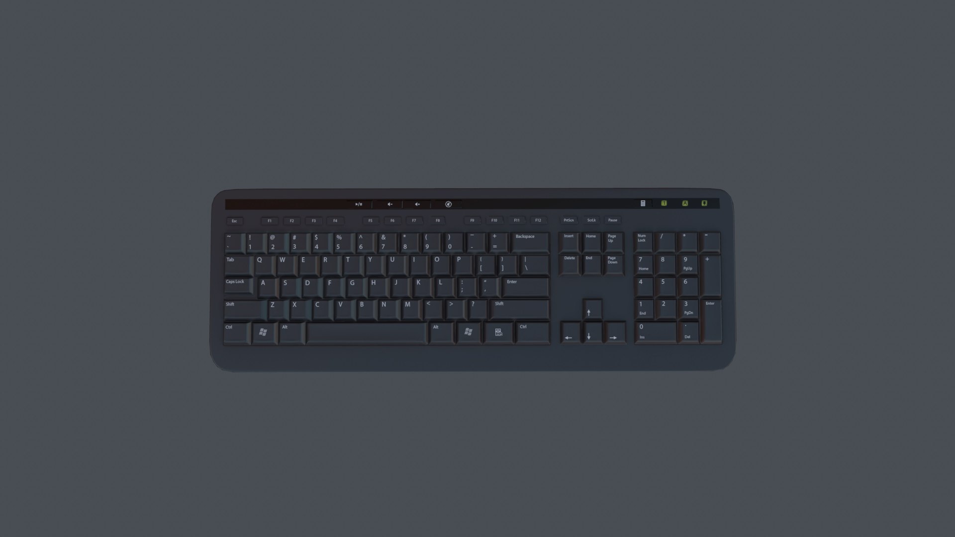Keyboard - Pbr Ready Obj