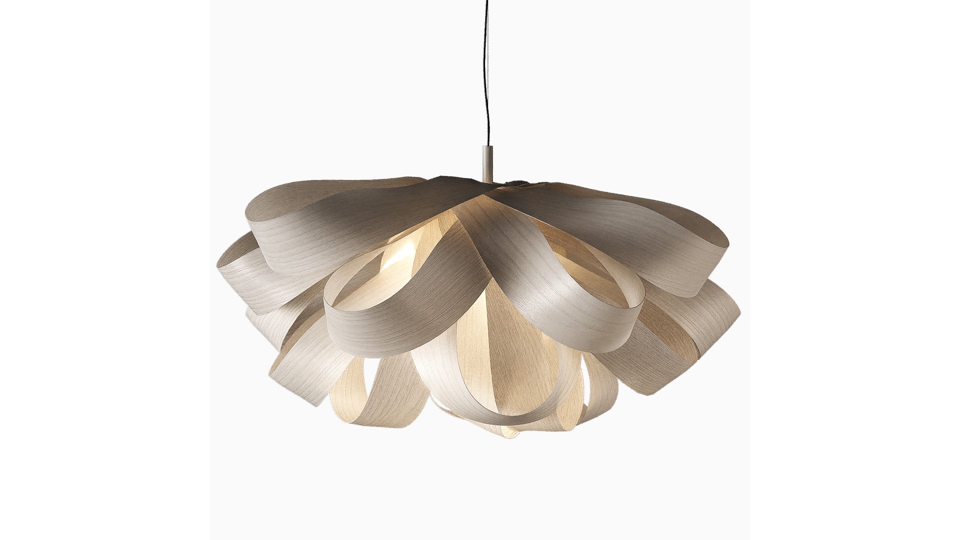 Agatha By LZF Pendant With Solid Wood Shade 3D - TurboSquid 2251938